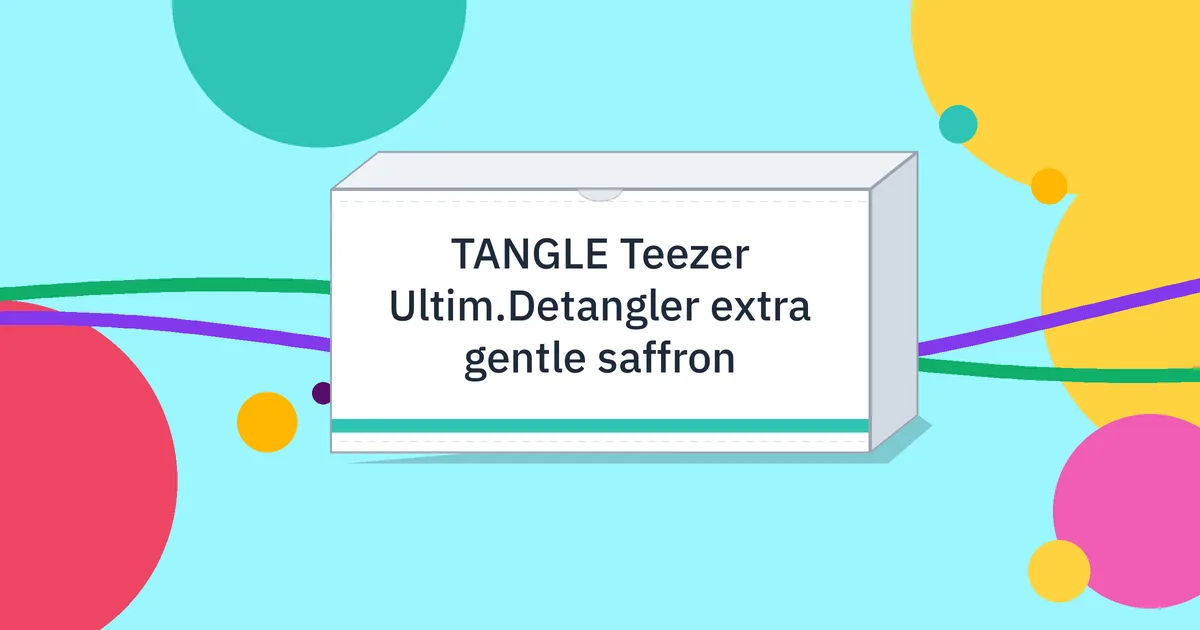 Symbolbild: Packung mit der Aufschrift TANGLE Teezer Ultim.Detangler extra gentle saffron (PZN 20652041) – Verfügbarkeit und Bezug in Apotheken in Frankfurt am Main