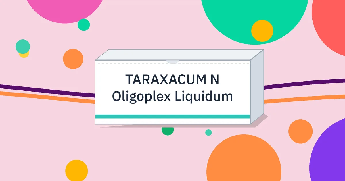 Symbolbild: Packung mit der Aufschrift TARAXACUM N Oligoplex Liquidum (PZN 03112544) – Verfügbarkeit und Bezug in Apotheken in Frankfurt am Main