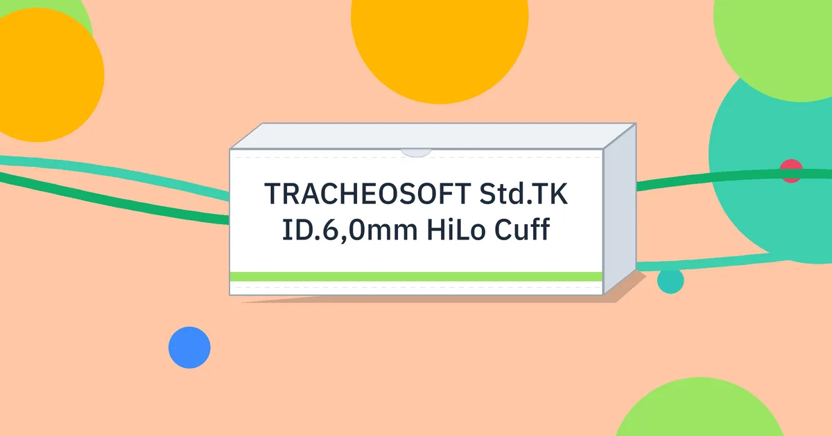 Symbolbild: Packung mit der Aufschrift TRACHEOSOFT Std.TK ID.6,0mm HiLo Cuff (PZN 04109739) – Verfügbarkeit und Bezug in Apotheken in Frankfurt am Main