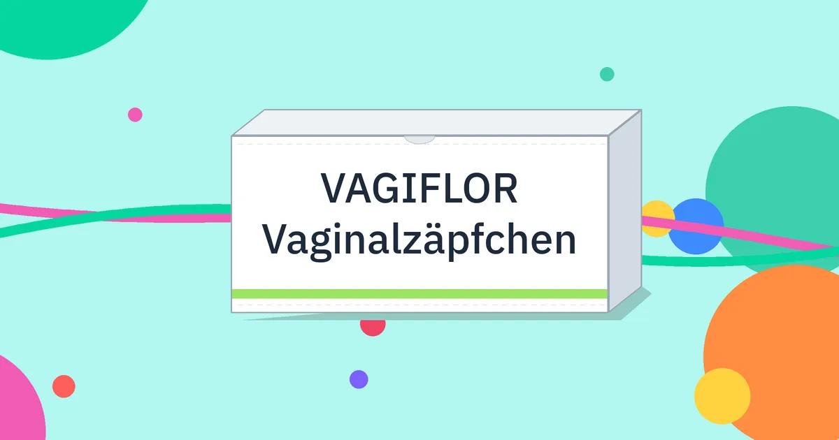 Symbolbild: Packung mit der Aufschrift VAGIFLOR Vaginalzäpfchen (PZN 00325794) – Verfügbarkeit und Bezug in Apotheken in Frankfurt am Main