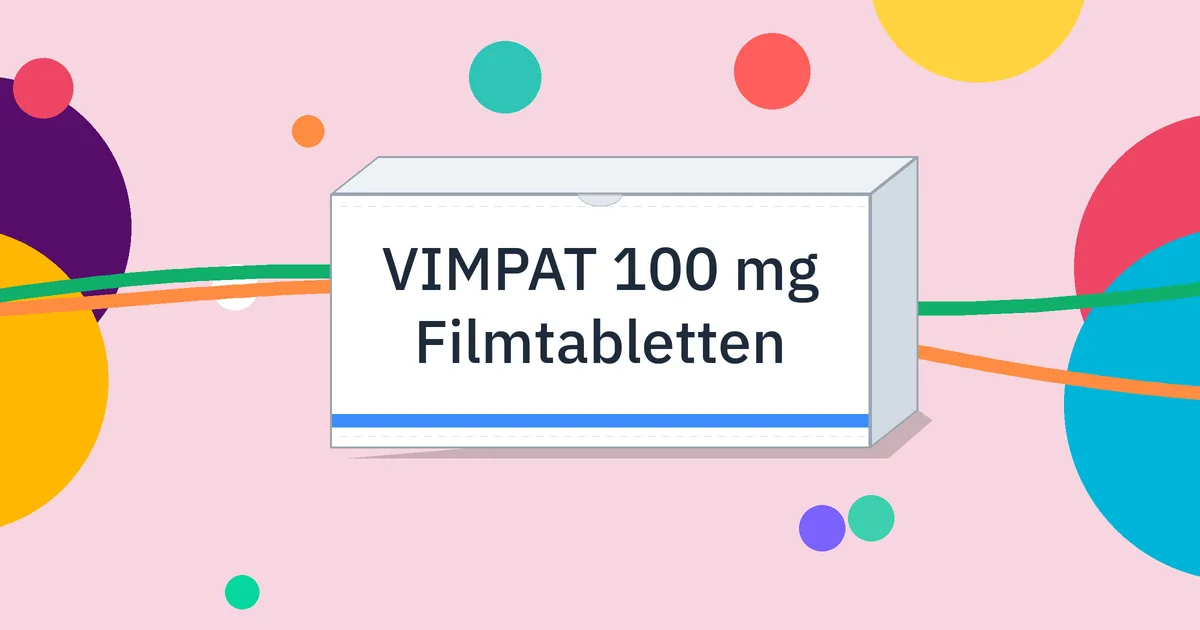 Symbolbild: Packung mit der Aufschrift VIMPAT 100 mg Filmtabletten (PZN 16769263) – Verfügbarkeit und Bezug in Apotheken in Frankfurt am Main