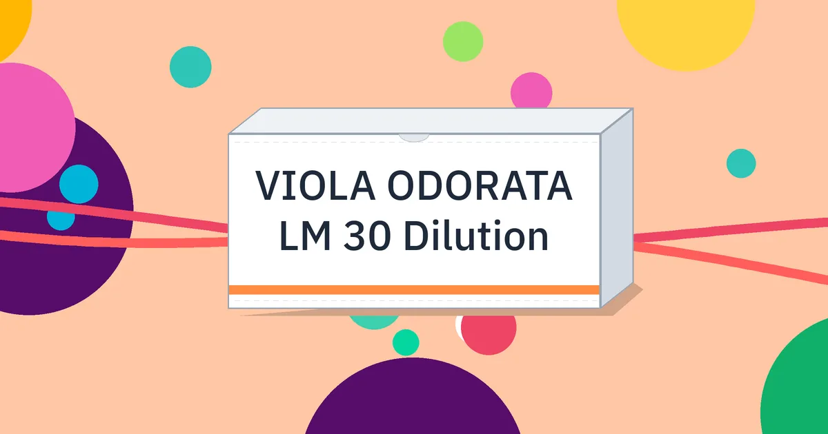 Symbolbild: Packung mit der Aufschrift VIOLA ODORATA LM 30 Dilution (PZN 13275744) – Verfügbarkeit und Bezug in Apotheken in Frankfurt am Main