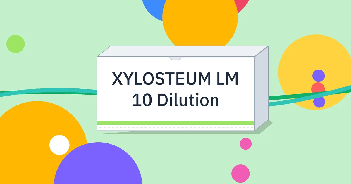 Symbolbild: Packung mit der Aufschrift XYLOSTEUM LM 10 Dilution (PZN 13284140) – Verfügbarkeit und Bezug in Apotheken in Frankfurt am Main