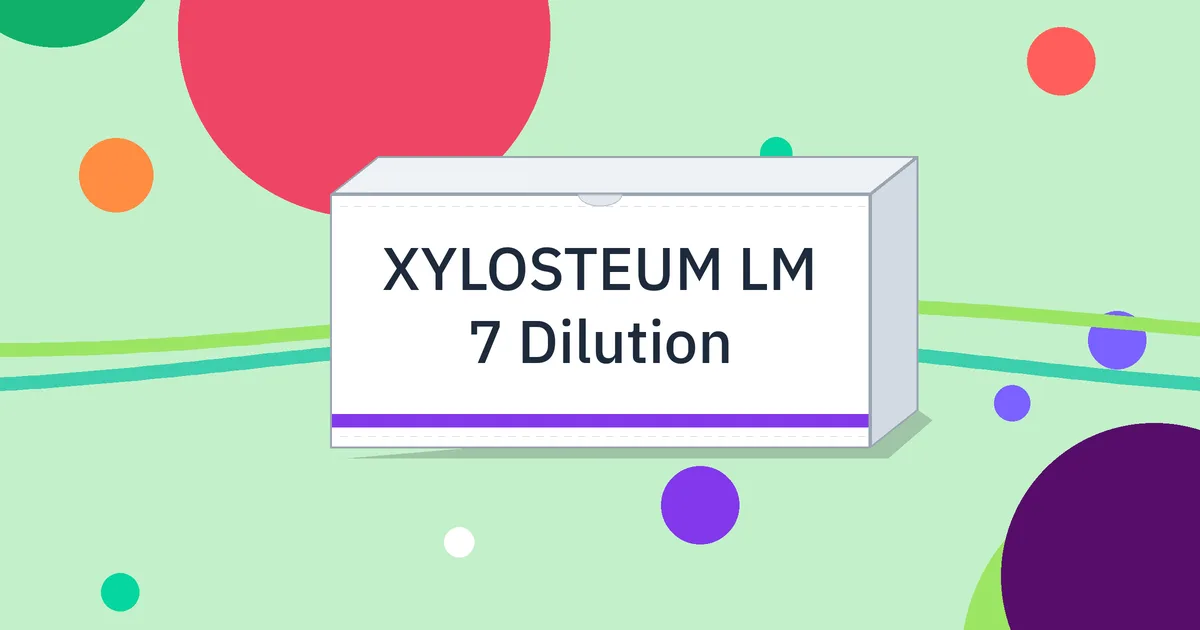 Symbolbild: Packung mit der Aufschrift XYLOSTEUM LM 7 Dilution (PZN 13284080) – Verfügbarkeit und Bezug in Apotheken in Frankfurt am Main