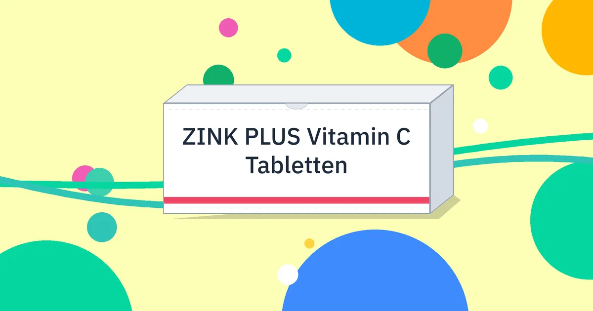 Symbolbild: Packung mit der Aufschrift ZINK PLUS Vitamin C Tabletten (PZN 19711181) – Verfügbarkeit und Bezug in Apotheken in Frankfurt am Main