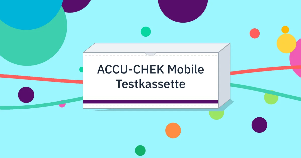 Symbolbild: Packung mit der Aufschrift ACCU-CHEK Mobile Testkassette (PZN 17515926) – Verfügbarkeit und Bezug in Apotheken in Frankfurt am Main