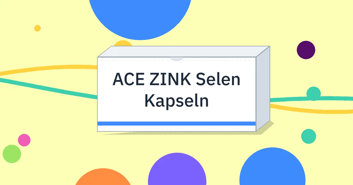 Symbolbild: Packung mit der Aufschrift ACE ZINK Selen Kapseln (PZN 17970091) – Verfügbarkeit und Bezug in Apotheken in Frankfurt am Main