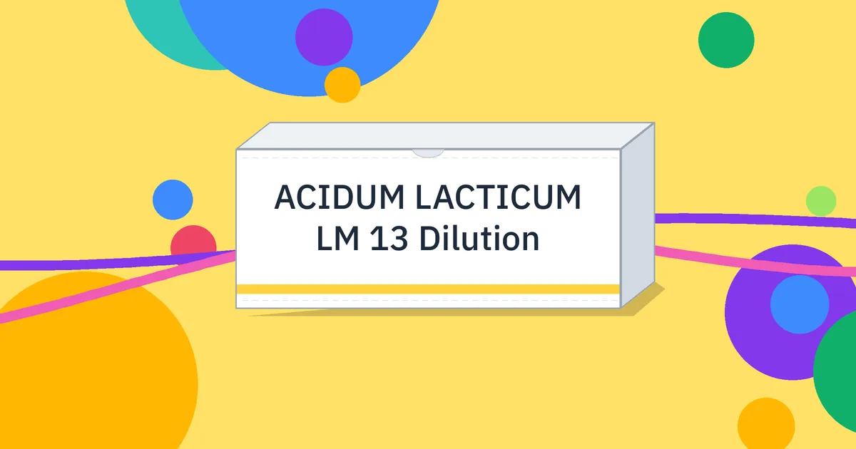 Symbolbild: Packung mit der Aufschrift ACIDUM LACTICUM LM 13 Dilution (PZN 13279268) – Verfügbarkeit und Bezug in Apotheken in Frankfurt am Main