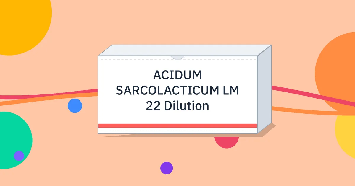 Symbolbild: Packung mit der Aufschrift ACIDUM SARCOLACTICUM LM 22 Dilution (PZN 13283198) – Verfügbarkeit und Bezug in Apotheken in Frankfurt am Main