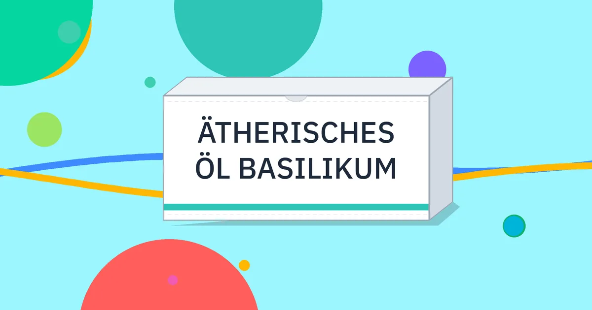 Symbolbild: Packung mit der Aufschrift ÄTHERISCHES ÖL BASILIKUM (PZN 20027082) – Verfügbarkeit und Bezug in Apotheken in Frankfurt am Main