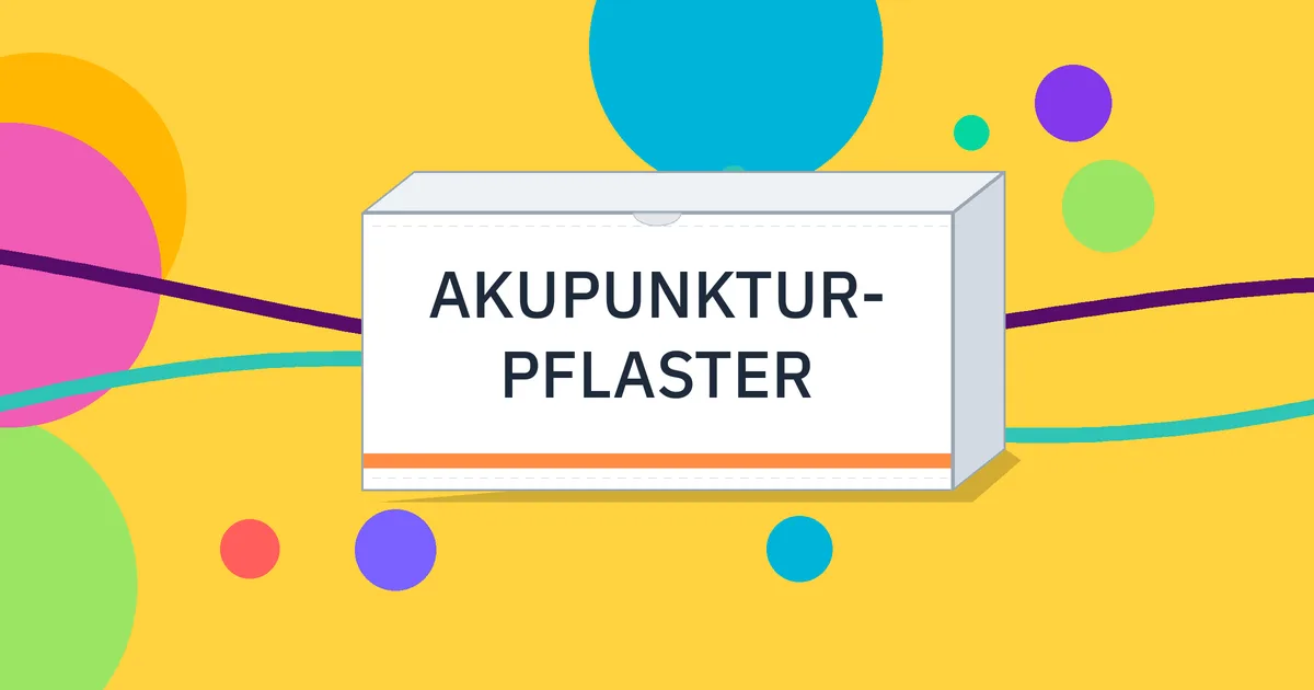 Symbolbild: Packung mit der Aufschrift AKUPUNKTUR-PFLASTER (PZN 15249455) – Verfügbarkeit und Bezug in Apotheken in Frankfurt am Main