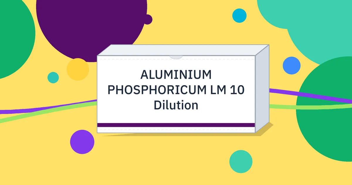 Symbolbild: Packung mit der Aufschrift ALUMINIUM PHOSPHORICUM LM 10 Dilution (PZN 13317129) – Verfügbarkeit und Bezug in Apotheken in Frankfurt am Main