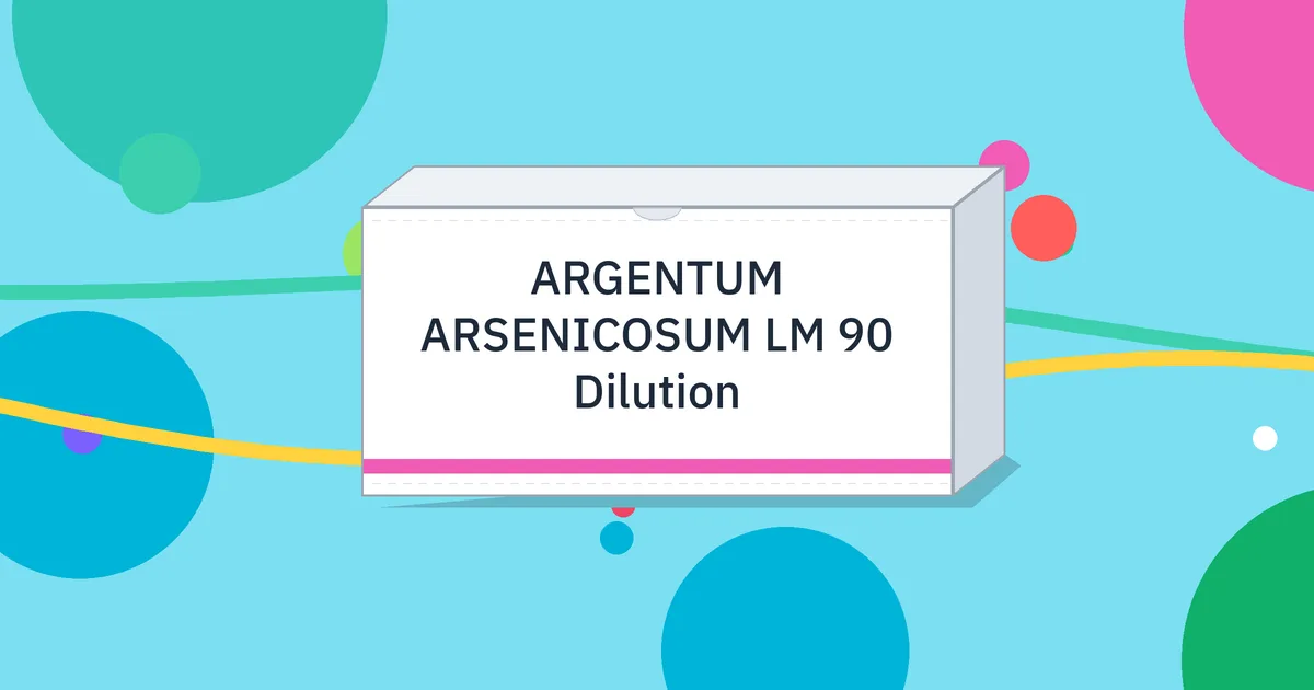 Symbolbild: Packung mit der Aufschrift ARGENTUM ARSENICOSUM LM 90 Dilution (PZN 12767178) – Verfügbarkeit und Bezug in Apotheken in Frankfurt am Main