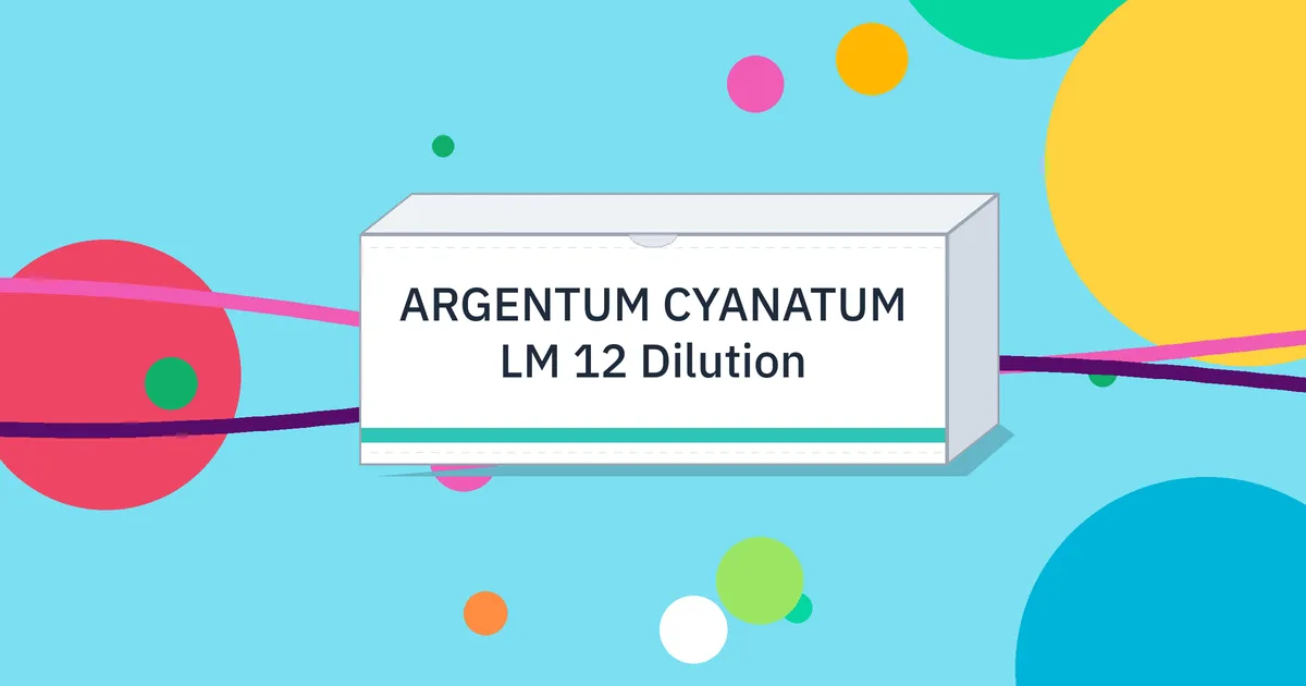 Symbolbild: Packung mit der Aufschrift ARGENTUM CYANATUM LM 12 Dilution (PZN 13390362) – Verfügbarkeit und Bezug in Apotheken in Frankfurt am Main