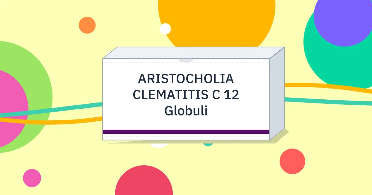 Symbolbild: Packung mit der Aufschrift ARISTOCHOLIA CLEMATITIS C 12 Globuli (PZN 19717462) – Verfügbarkeit und Bezug in Apotheken in Frankfurt am Main