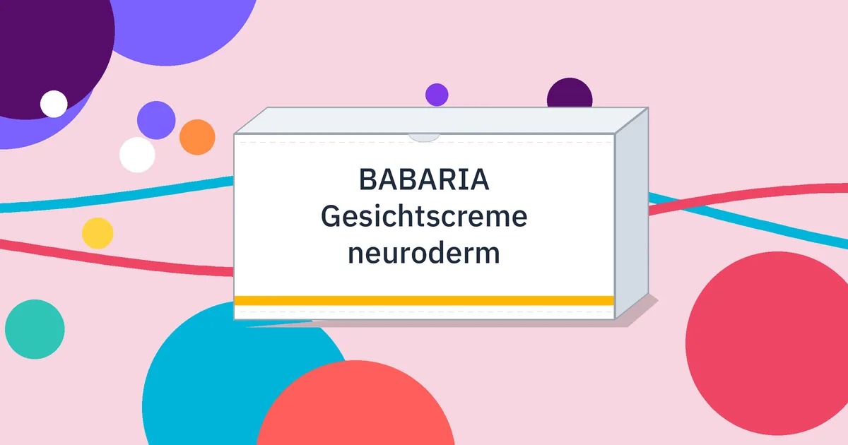 Symbolbild: Packung mit der Aufschrift BABARIA Gesichtscreme neuroderm (PZN 15783025) – Verfügbarkeit und Bezug in Apotheken in Frankfurt am Main