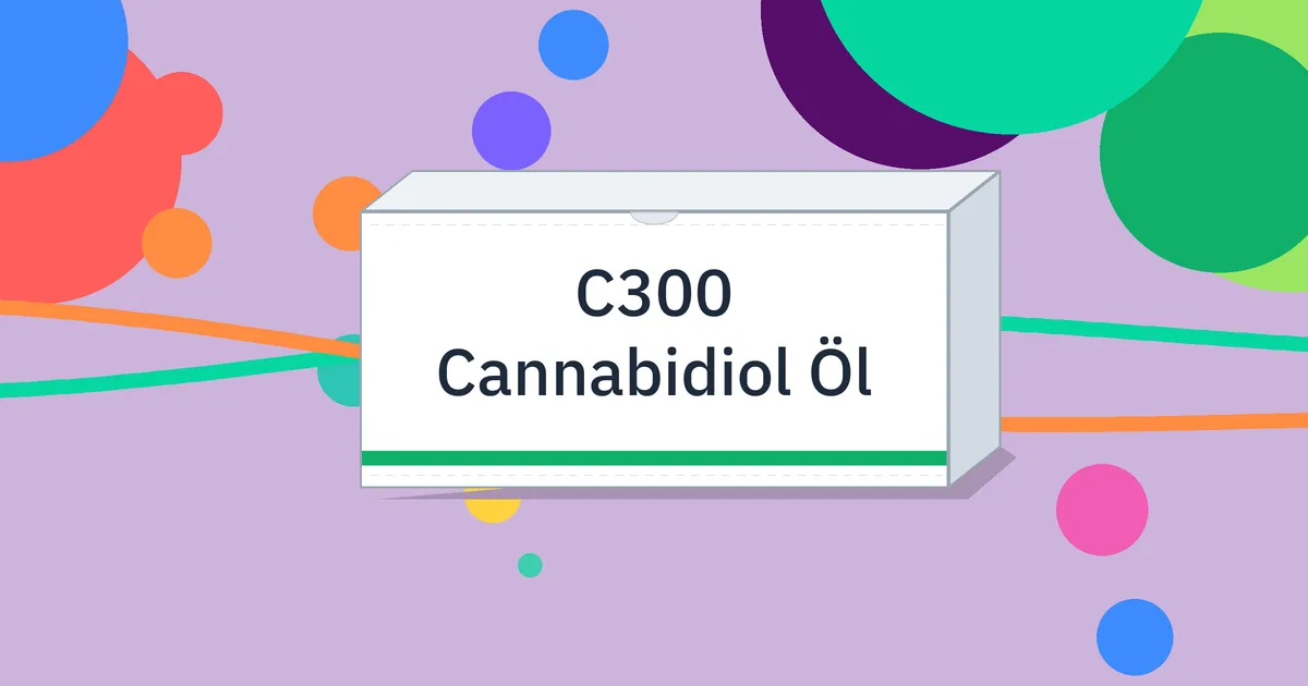 Symbolbild: Packung mit der Aufschrift C300 Cannabidiol Öl (PZN 17878480) – Verfügbarkeit und Bezug in Apotheken in Frankfurt am Main