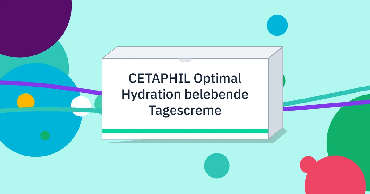 Symbolbild: Packung mit der Aufschrift CETAPHIL Optimal Hydration belebende Tagescreme (PZN 17259104) – Verfügbarkeit und Bezug in Apotheken in Frankfurt am Main