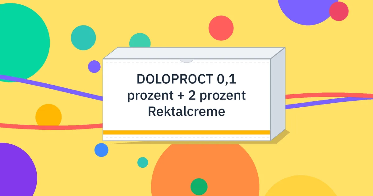 Symbolbild: Packung mit der Aufschrift DOLOPROCT 0,1 prozent + 2 prozent Rektalcreme (PZN 03130513) – Verfügbarkeit und Bezug in Apotheken in Frankfurt am Main