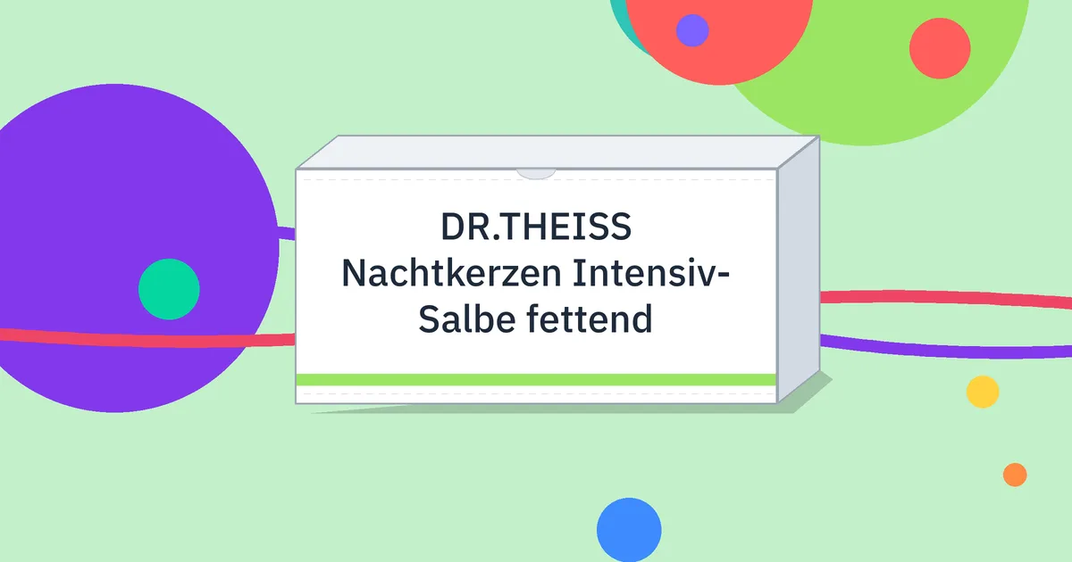 Symbolbild: Packung mit der Aufschrift DR.THEISS Nachtkerzen Intensiv-Salbe fettend (PZN 01865179) – Verfügbarkeit und Bezug in Apotheken in Frankfurt am Main