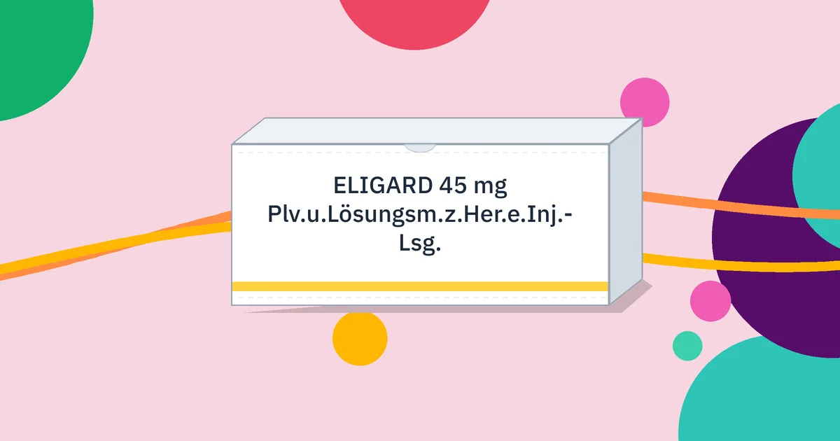 Symbolbild: Packung mit der Aufschrift ELIGARD 45 mg Plv.u.Lösungsm.z.Her.e.Inj.-Lsg. (PZN 05041251) – Verfügbarkeit und Bezug in Apotheken in Frankfurt am Main