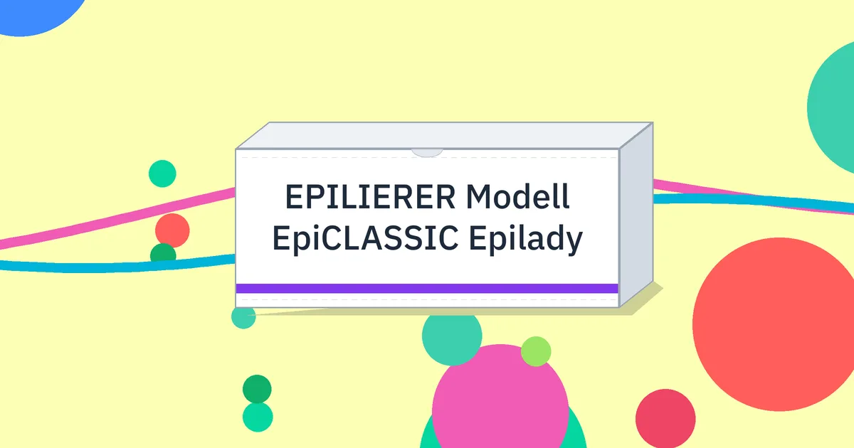 Symbolbild: Packung mit der Aufschrift EPILIERER Modell EpiCLASSIC Epilady (PZN 13577540) – Verfügbarkeit und Bezug in Apotheken in Frankfurt am Main