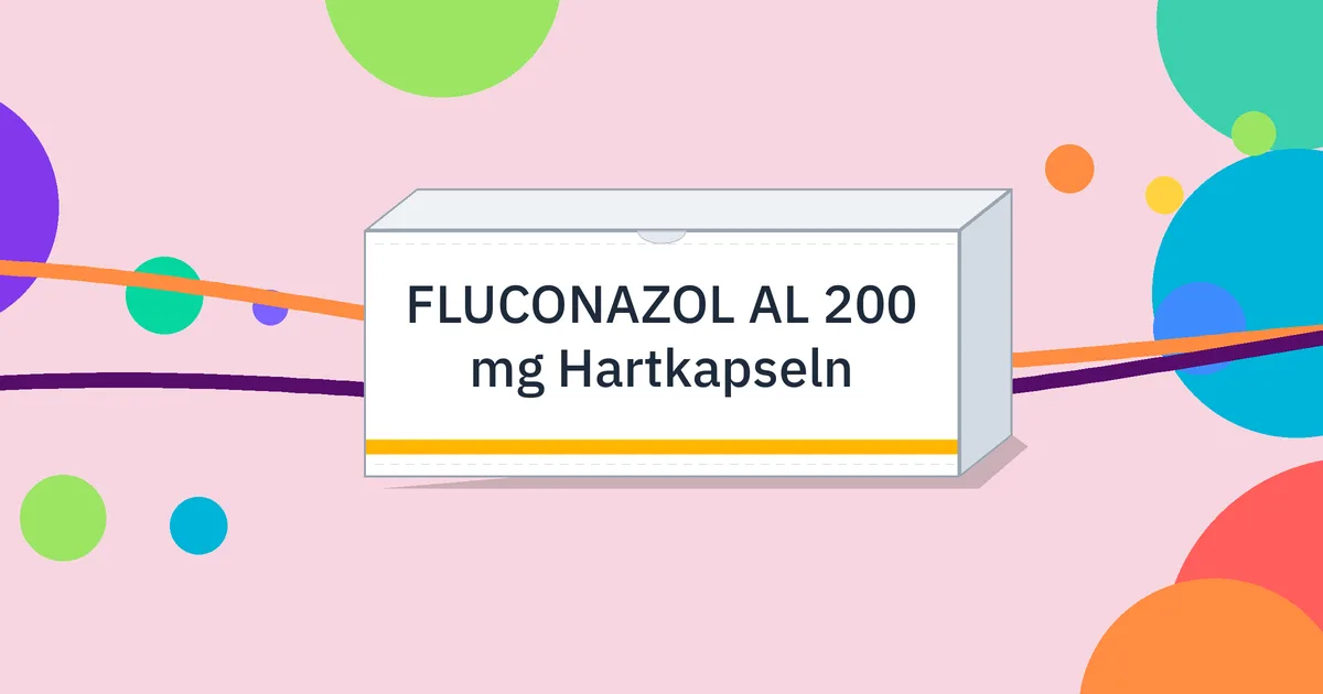 Symbolbild: Packung mit der Aufschrift FLUCONAZOL AL 200 mg Hartkapseln (PZN 09424374) – Verfügbarkeit und Bezug in Apotheken in Frankfurt am Main