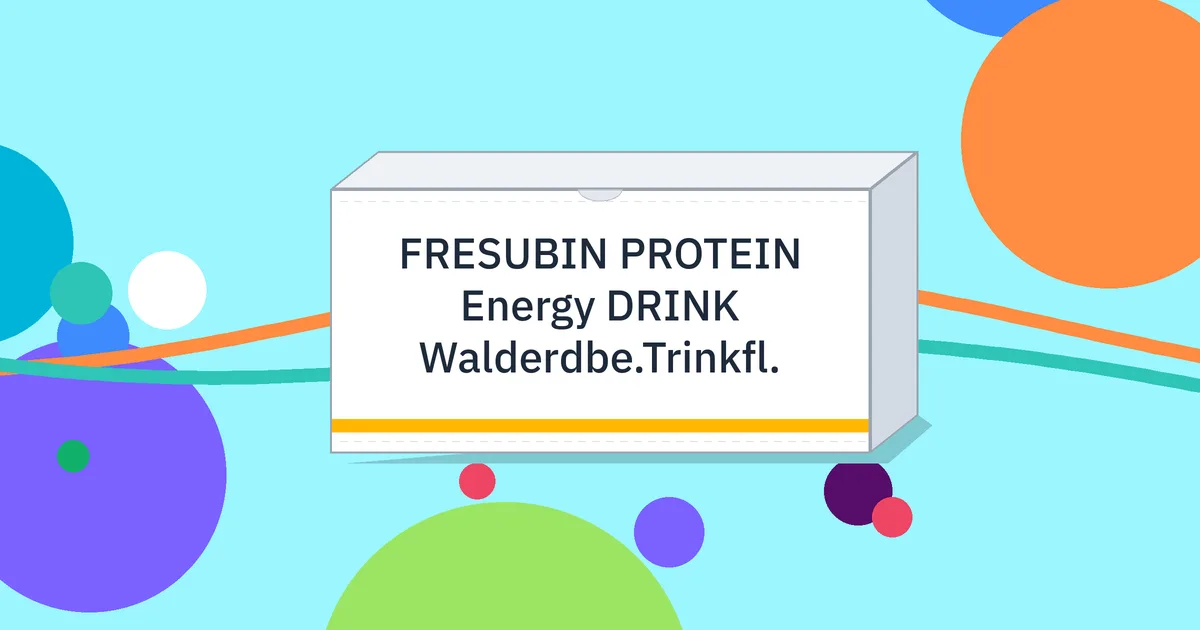 Symbolbild: Packung mit der Aufschrift FRESUBIN PROTEIN Energy DRINK Walderdbe.Trinkfl. (PZN 02912194) – Verfügbarkeit und Bezug in Apotheken in Frankfurt am Main