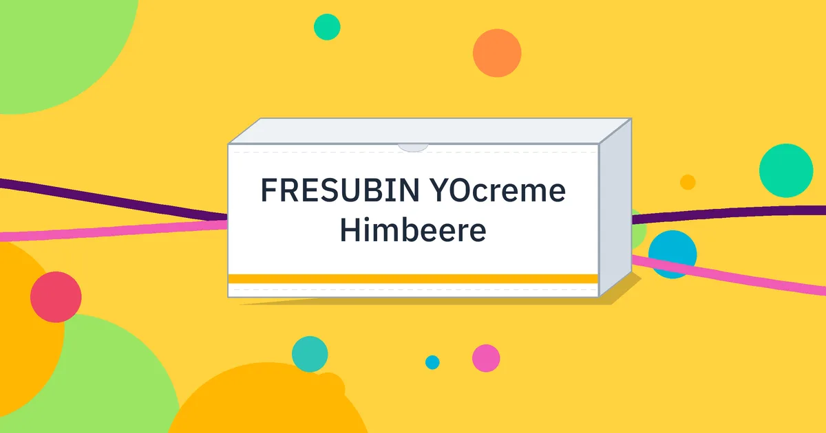 Symbolbild: Packung mit der Aufschrift FRESUBIN YOcreme Himbeere (PZN 11513671) – Verfügbarkeit und Bezug in Apotheken in Frankfurt am Main