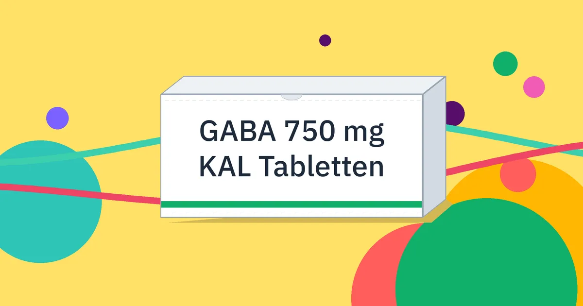 Symbolbild: Packung mit der Aufschrift GABA 750 mg KAL Tabletten (PZN 17214774) – Verfügbarkeit und Bezug in Apotheken in Frankfurt am Main