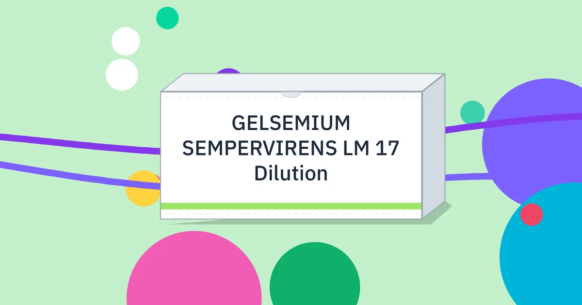 Symbolbild: Packung mit der Aufschrift GELSEMIUM SEMPERVIRENS LM 17 Dilution (PZN 12875815) – Verfügbarkeit und Bezug in Apotheken in Frankfurt am Main