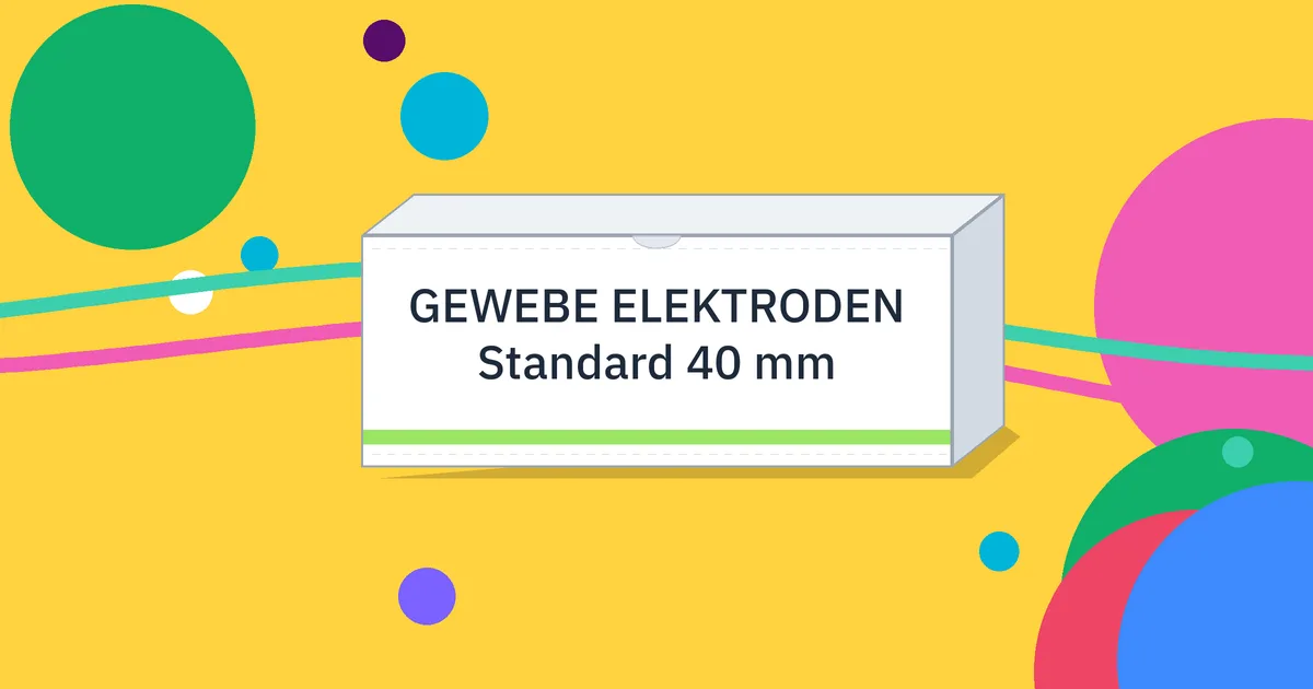 Symbolbild: Packung mit der Aufschrift GEWEBE ELEKTRODEN Standard 40 mm (PZN 02576388) – Verfügbarkeit und Bezug in Apotheken in Frankfurt am Main