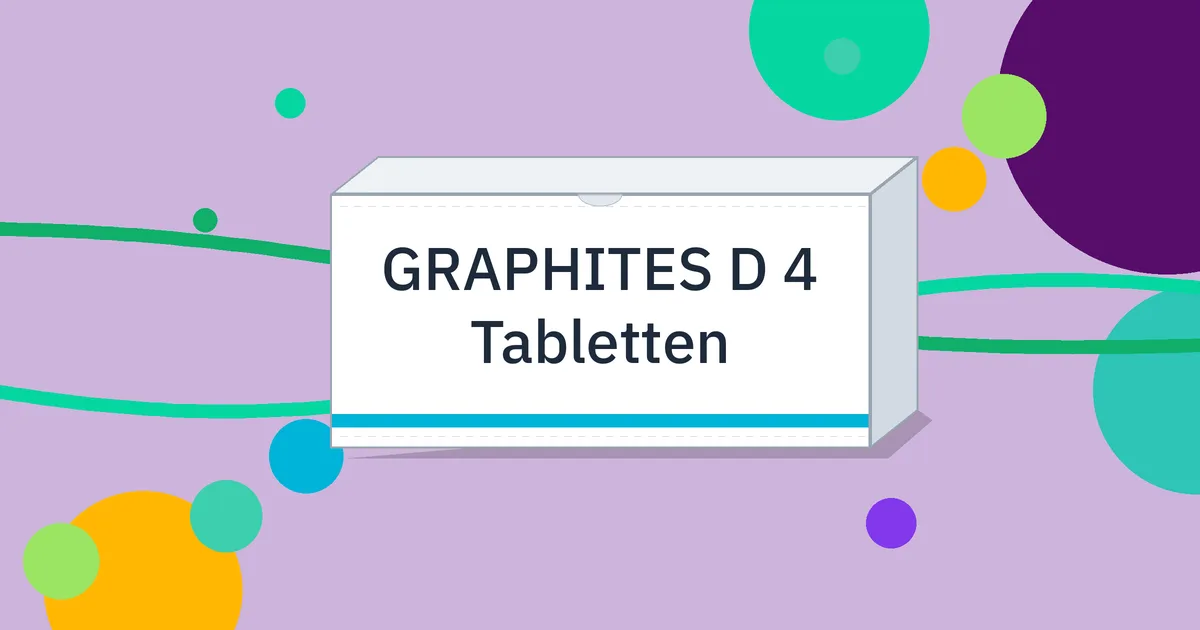 Symbolbild: Packung mit der Aufschrift GRAPHITES D 4 Tabletten (PZN 01772153) – Verfügbarkeit und Bezug in Apotheken in Frankfurt am Main