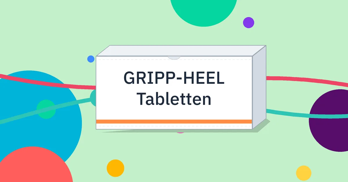 Symbolbild: Packung mit der Aufschrift GRIPP-HEEL Tabletten (PZN 00433302) – Verfügbarkeit und Bezug in Apotheken in Frankfurt am Main