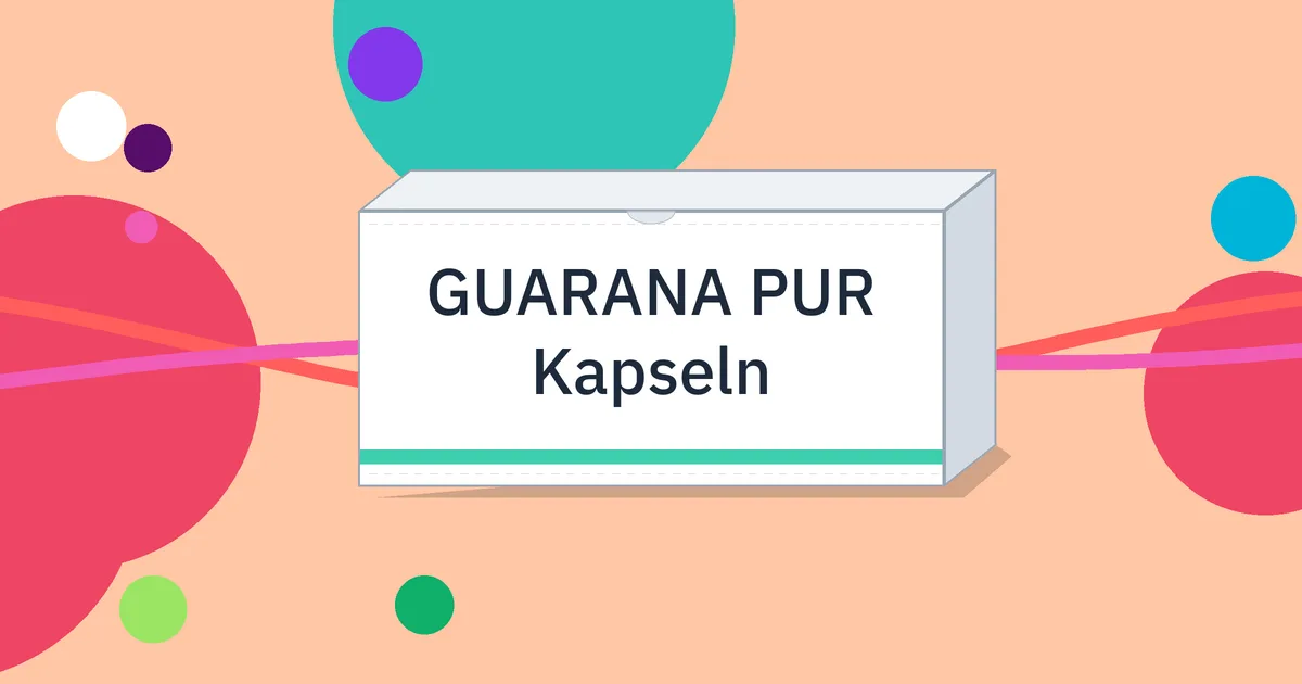 Symbolbild: Packung mit der Aufschrift GUARANA PUR Kapseln (PZN 04642178) – Verfügbarkeit und Bezug in Apotheken in Frankfurt am Main