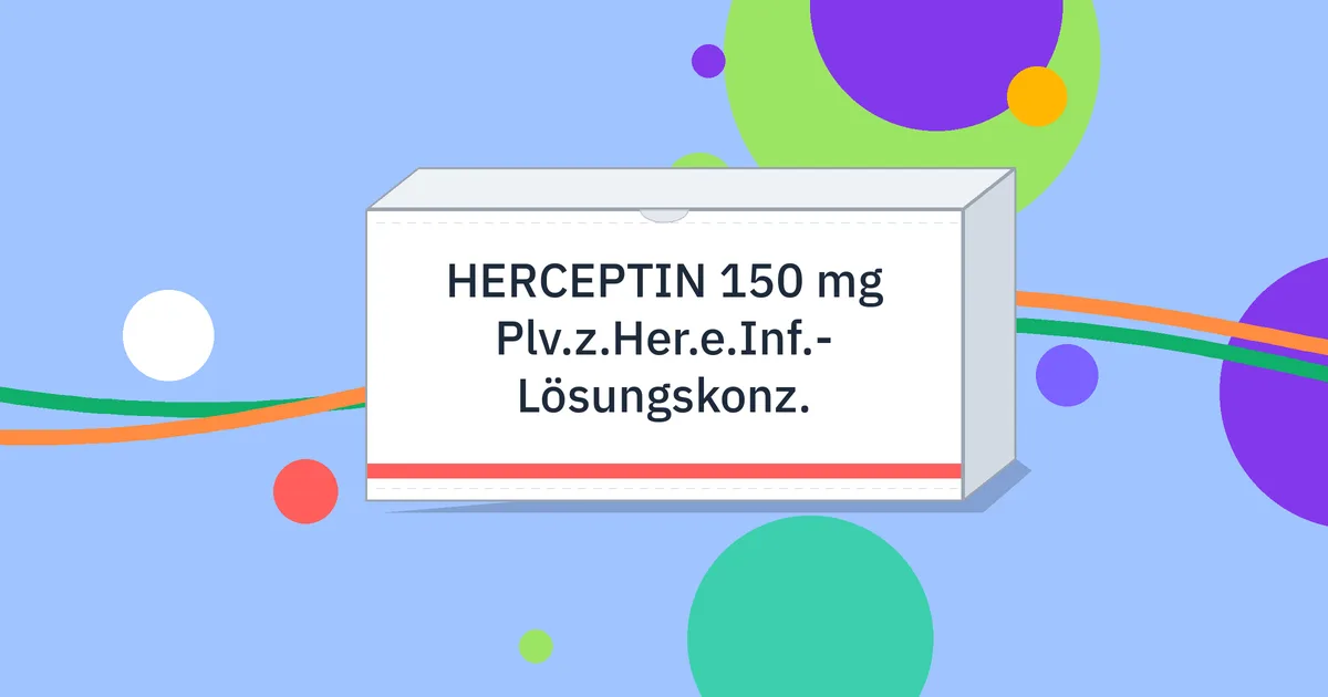 Symbolbild: Packung mit der Aufschrift HERCEPTIN 150 mg Plv.z.Her.e.Inf.-Lösungskonz. (PZN 10532873) – Verfügbarkeit und Bezug in Apotheken in Frankfurt am Main