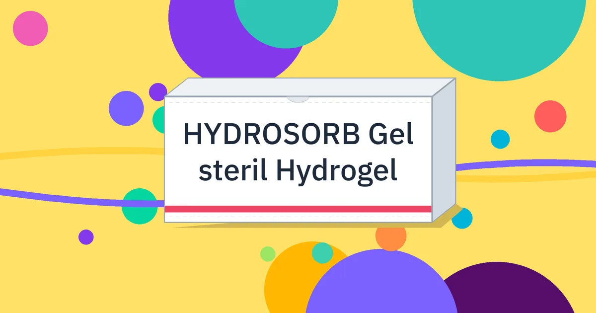 Symbolbild: Packung mit der Aufschrift HYDROSORB Gel steril Hydrogel (PZN 18127876) – Verfügbarkeit und Bezug in Apotheken in Frankfurt am Main