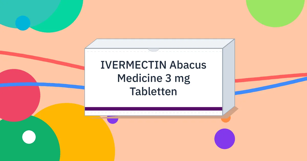 Symbolbild: Packung mit der Aufschrift IVERMECTIN Abacus Medicine 3 mg Tabletten (PZN 20044235) – Verfügbarkeit und Bezug in Apotheken in Frankfurt am Main
