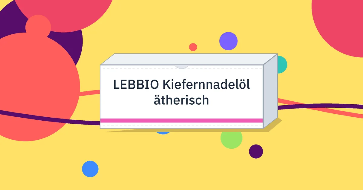 Symbolbild: Packung mit der Aufschrift LEBBIO Kiefernnadelöl ätherisch (PZN 19408382) – Verfügbarkeit und Bezug in Apotheken in Frankfurt am Main