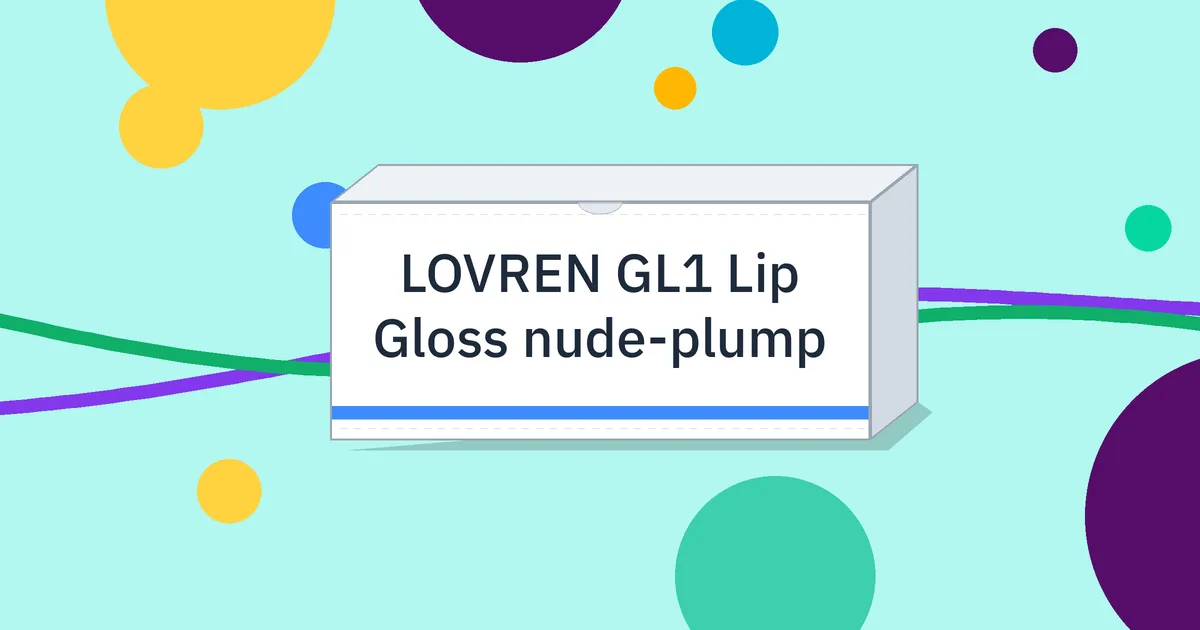 Symbolbild: Packung mit der Aufschrift LOVREN GL1 Lip Gloss nude-plump (PZN 20031014) – Verfügbarkeit und Bezug in Apotheken in Frankfurt am Main