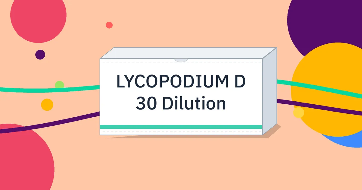 Symbolbild: Packung mit der Aufschrift LYCOPODIUM D 30 Dilution (PZN 02103365) – Verfügbarkeit und Bezug in Apotheken in Frankfurt am Main