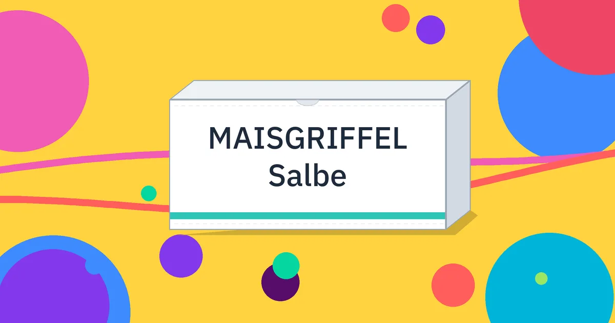 Symbolbild: Packung mit der Aufschrift MAISGRIFFEL Salbe (PZN 18008120) – Verfügbarkeit und Bezug in Apotheken in Frankfurt am Main