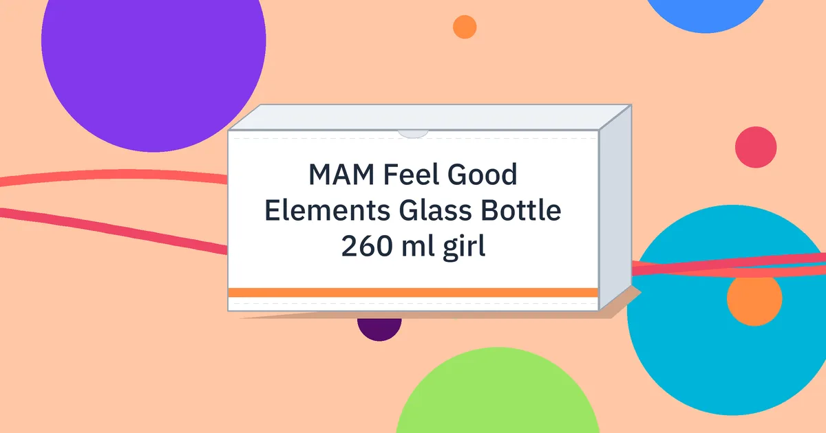 Symbolbild: Packung mit der Aufschrift MAM Feel Good Elements Glass Bottle 260 ml girl (PZN 17869937) – Verfügbarkeit und Bezug in Apotheken in Frankfurt am Main