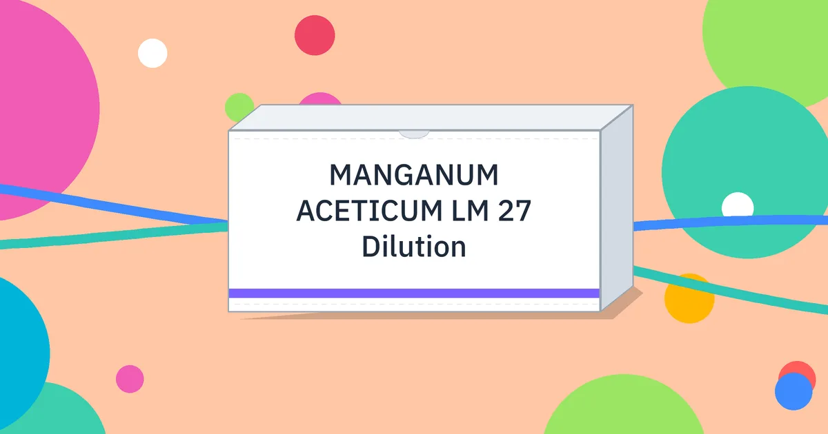 Symbolbild: Packung mit der Aufschrift MANGANUM ACETICUM LM 27 Dilution (PZN 12942552) – Verfügbarkeit und Bezug in Apotheken in Frankfurt am Main