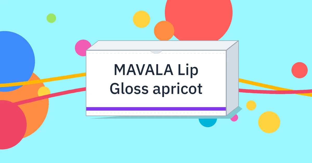 Symbolbild: Packung mit der Aufschrift MAVALA Lip Gloss apricot (PZN 19450527) – Verfügbarkeit und Bezug in Apotheken in Frankfurt am Main