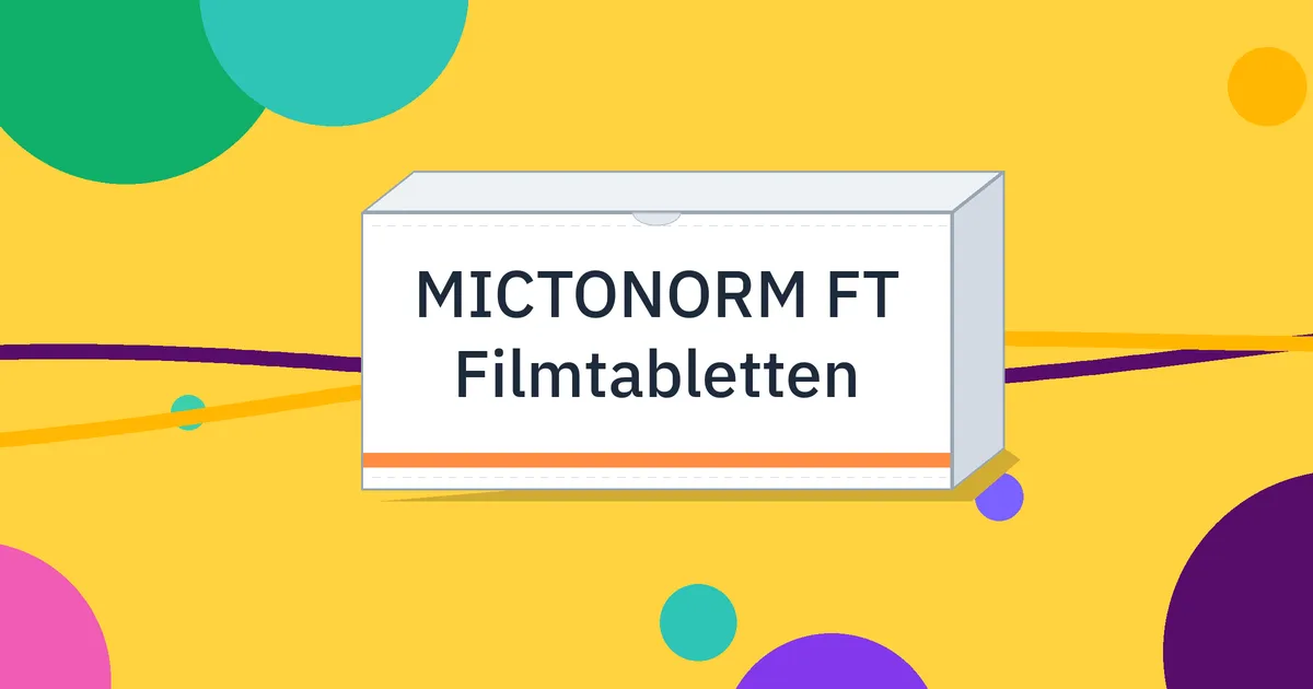 Symbolbild: Packung mit der Aufschrift MICTONORM FT Filmtabletten (PZN 12467944) – Verfügbarkeit und Bezug in Apotheken in Frankfurt am Main
