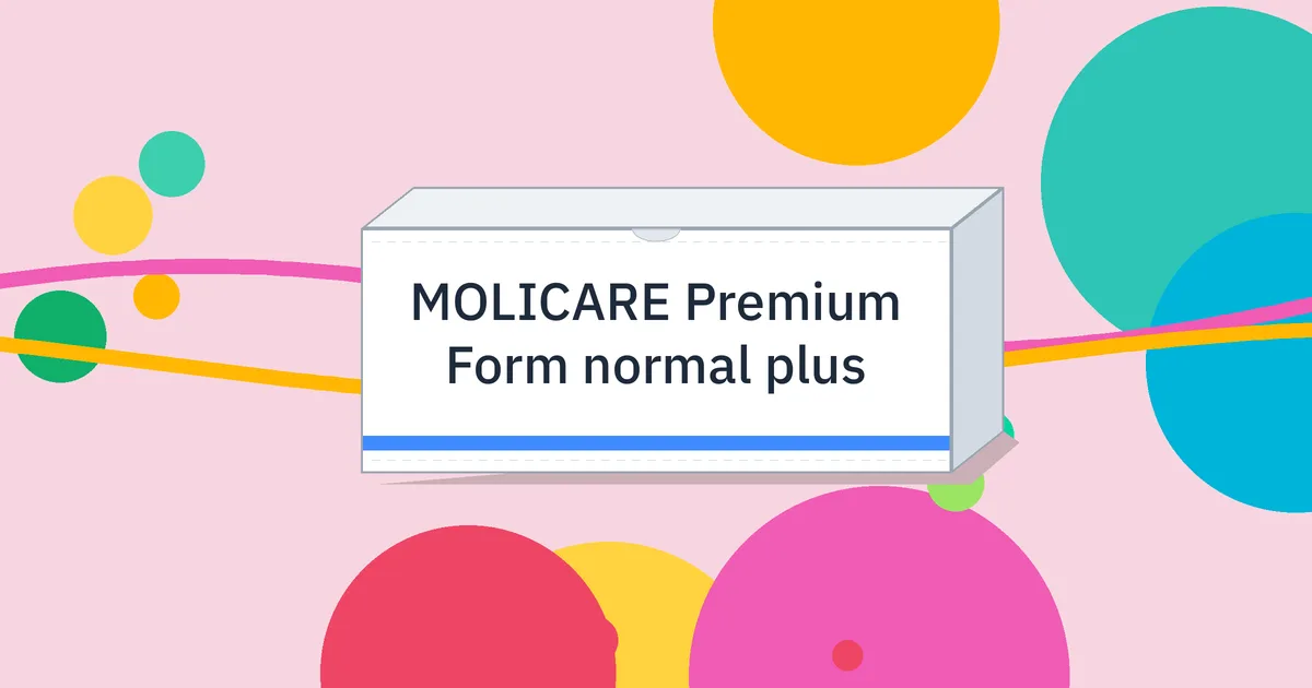 Symbolbild: Packung mit der Aufschrift MOLICARE Premium Form normal plus (PZN 14442635) – Verfügbarkeit und Bezug in Apotheken in Frankfurt am Main