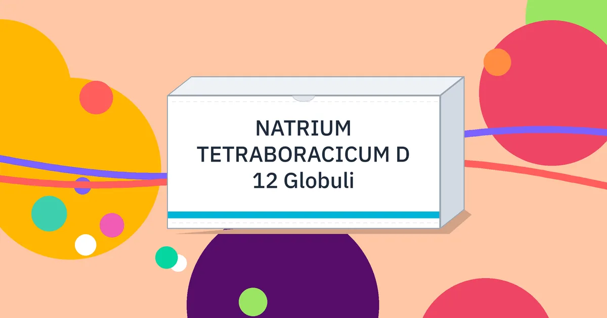 Symbolbild: Packung mit der Aufschrift NATRIUM TETRABORACICUM D 12 Globuli (PZN 11555497) – Verfügbarkeit und Bezug in Apotheken in Frankfurt am Main