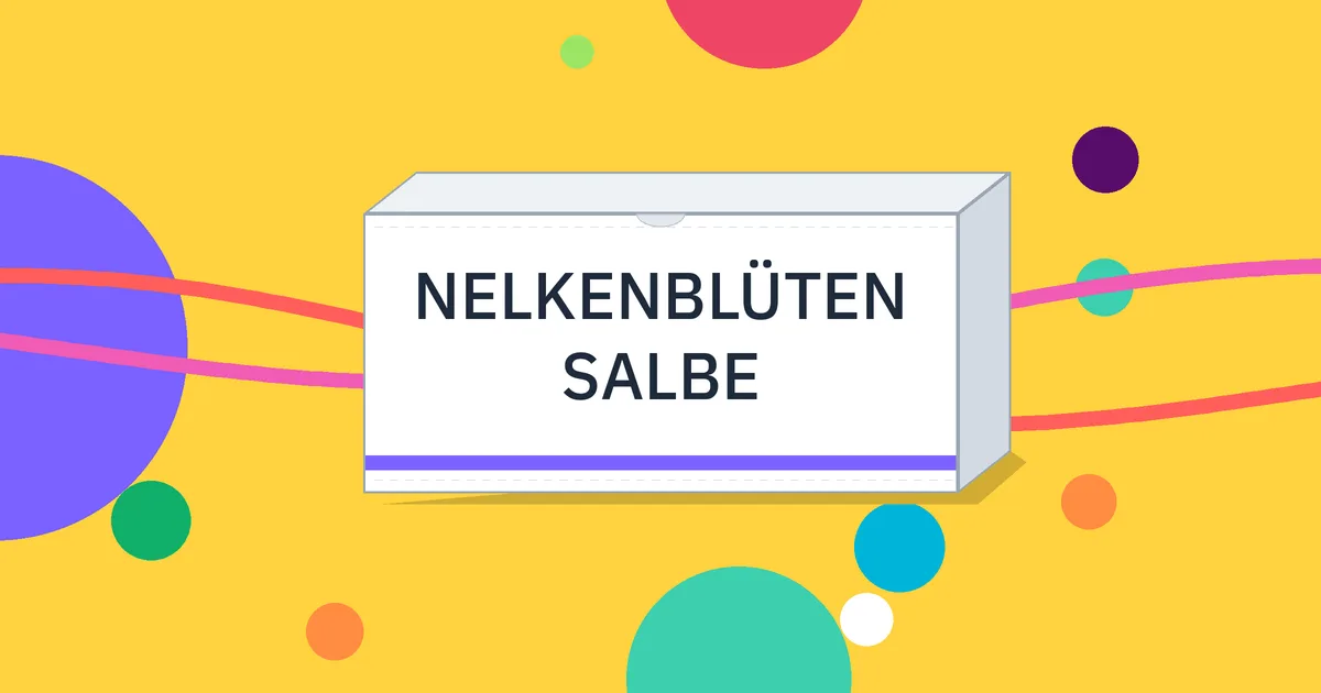 Symbolbild: Packung mit der Aufschrift NELKENBLÜTEN SALBE (PZN 18173267) – Verfügbarkeit und Bezug in Apotheken in Frankfurt am Main