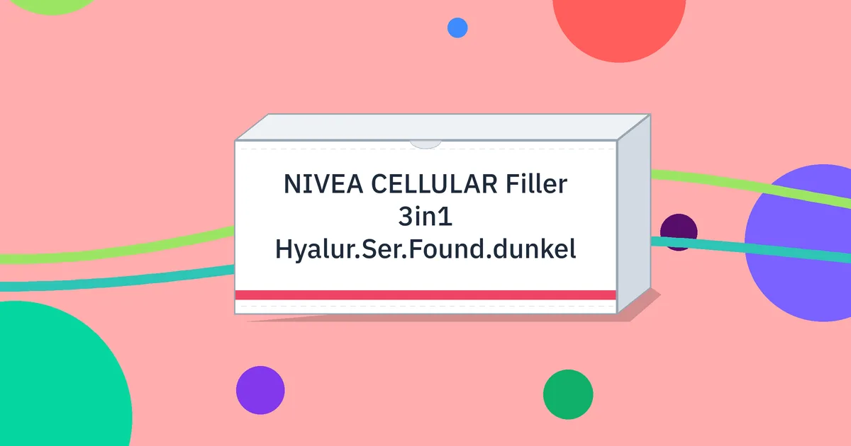Symbolbild: Packung mit der Aufschrift NIVEA CELLULAR Filler 3in1 Hyalur.Ser.Found.dunkel (PZN 18206995) – Verfügbarkeit und Bezug in Apotheken in Frankfurt am Main